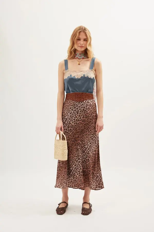 Rixo Vyonne Lace Trim Camisole
