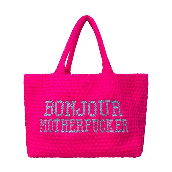 LILLY LOVES Bonjour Motherfucker" Tote Bag