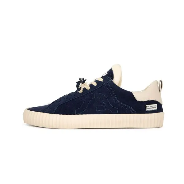 SPRINGA | UNIQUE VULCANIZED SNEAKERS ITALIAN HANDMADE Wavy Suede Dark