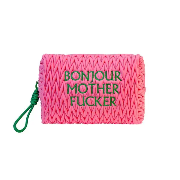 LILLY LOVES Bonjour Mf Cosmetic Bag - Pink