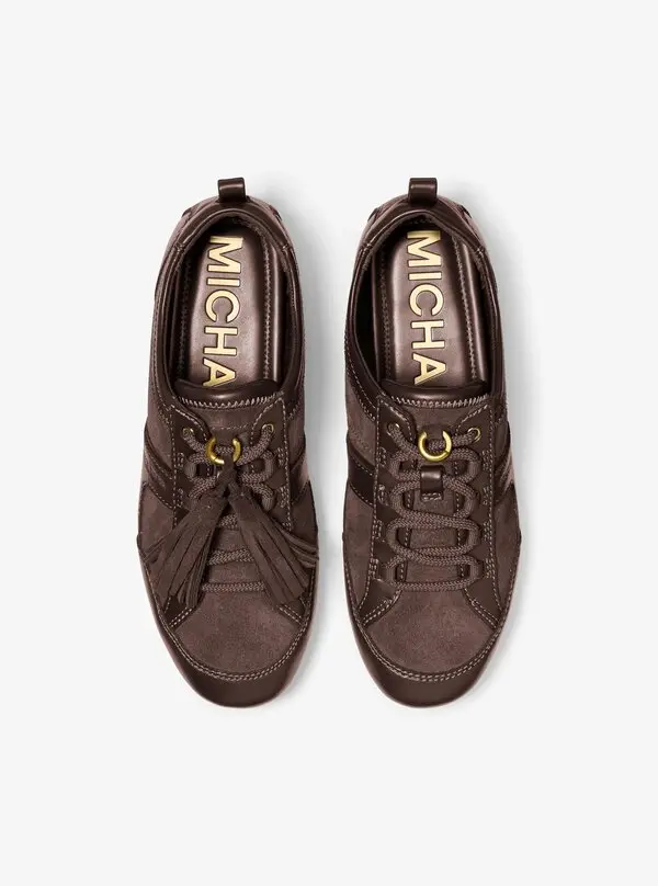 Michael Kors Keely Tassel Suede Trainer