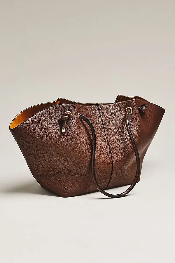 Maeve Pebbled Faux-leather Tote