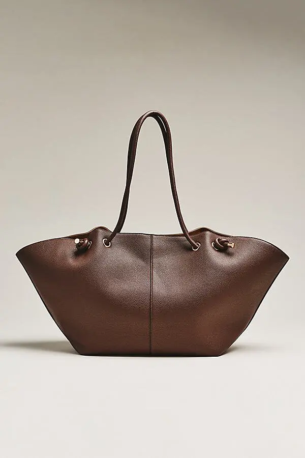 Maeve Pebbled Faux-leather Tote