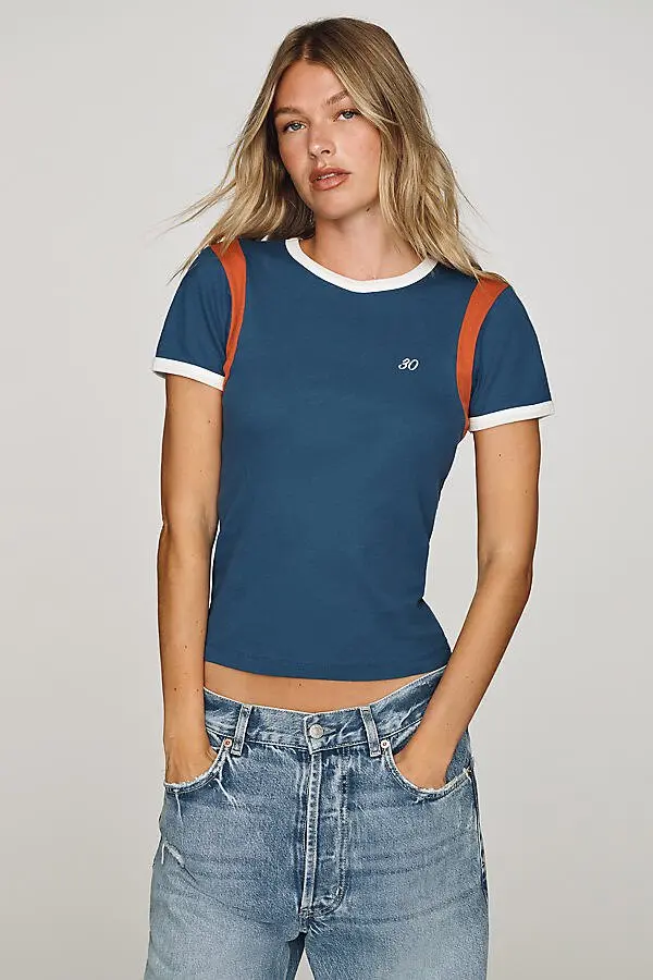 Anthropologie Sporty Colorblocked T-shirt