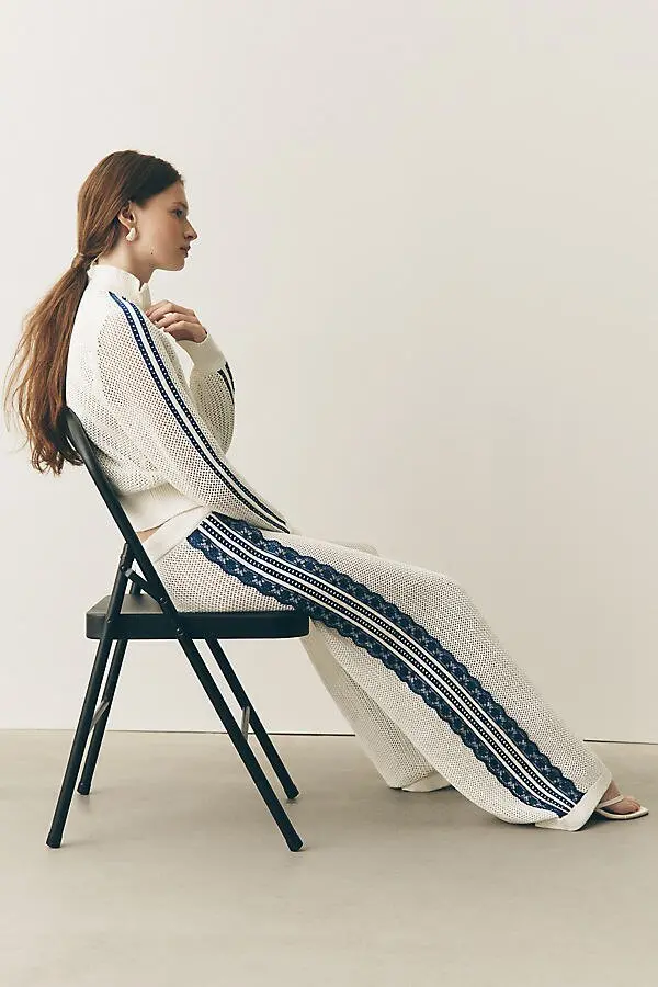 MARE MARE Knit Track Set With Contrast Stripes