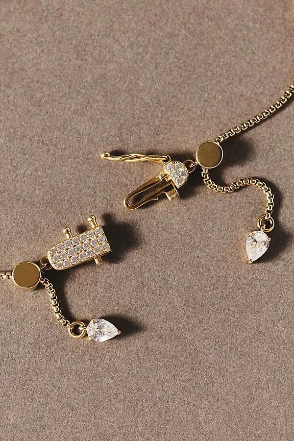 Nadri Avalanche Adjustable Crystal Choker Necklace