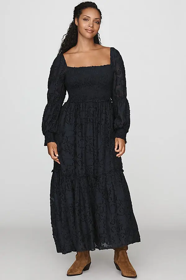 Anthropologie Midi Dress - Black