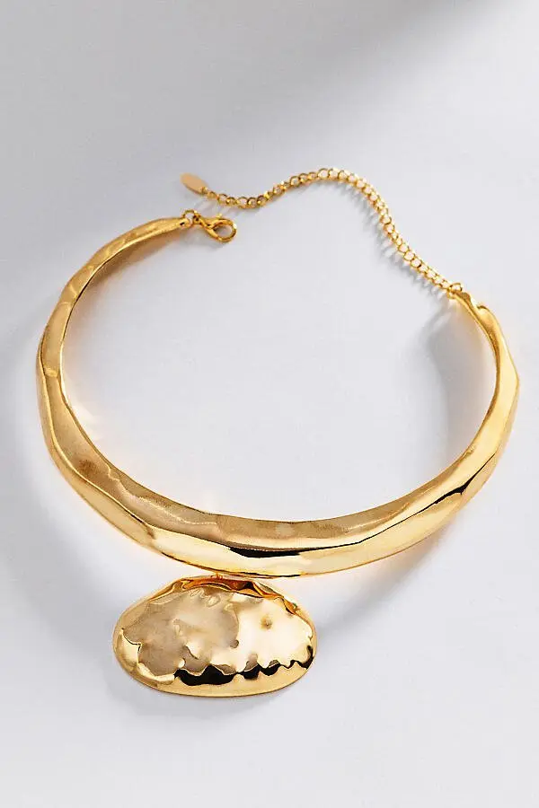 Anthropologie Molten Collar Necklace