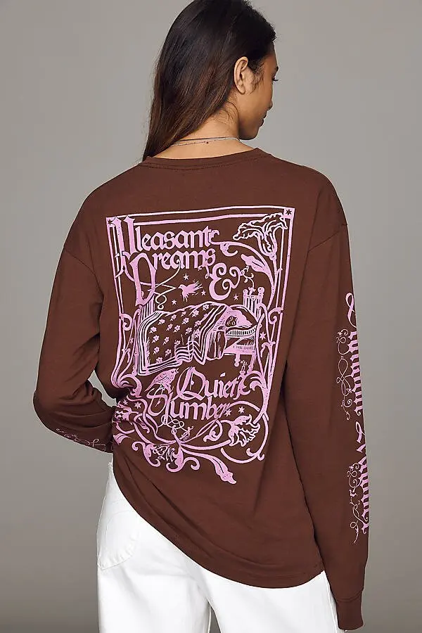DAMSON MADDER Long Sleeve Cotton Graphic T-shirt