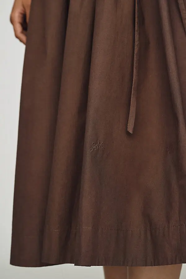 DAMSON MADDER Caspia 100% Cotton Midi Skirt