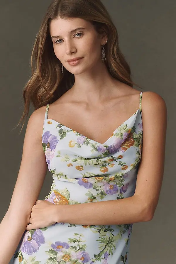 Bhldn Scoop-neck Chiffon Maxi Dress