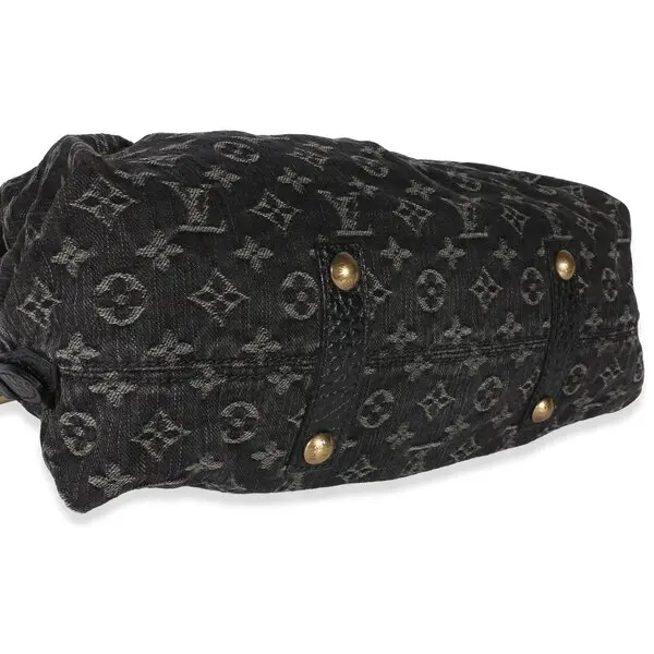 LOUIS VUITTON Monogram Denim Neo Cabby Mm - Black