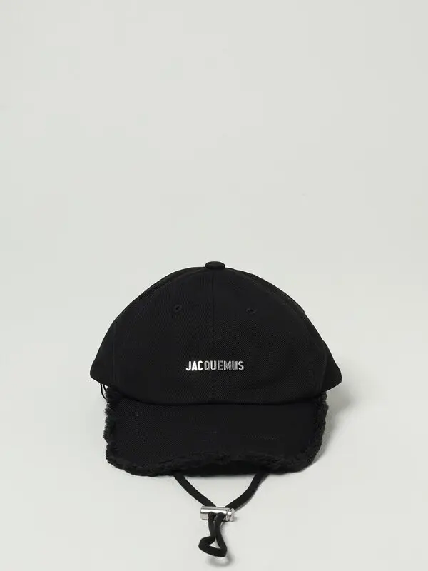 Jacquemus Distressed Baseball Cap - Black