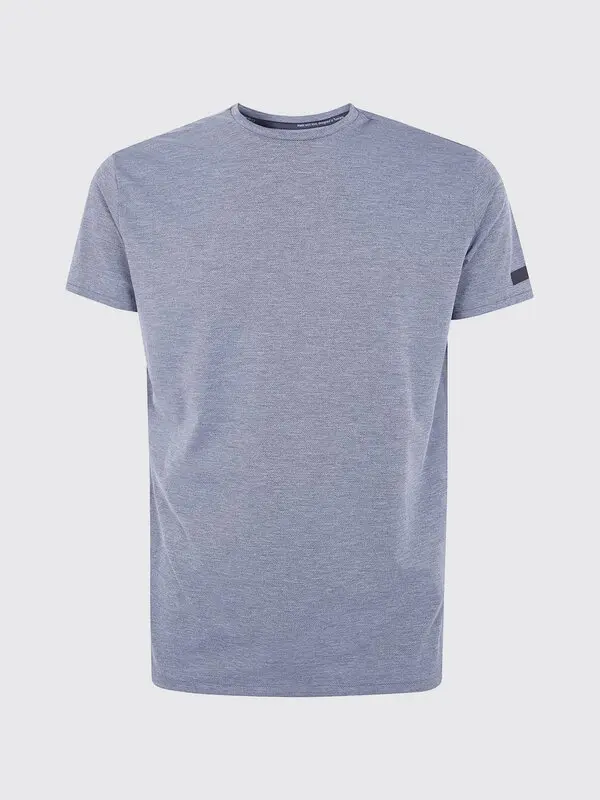 RRD Short-sleeved Crewneck T-shirt In Technical Fabric With Contrast Logo - Grey