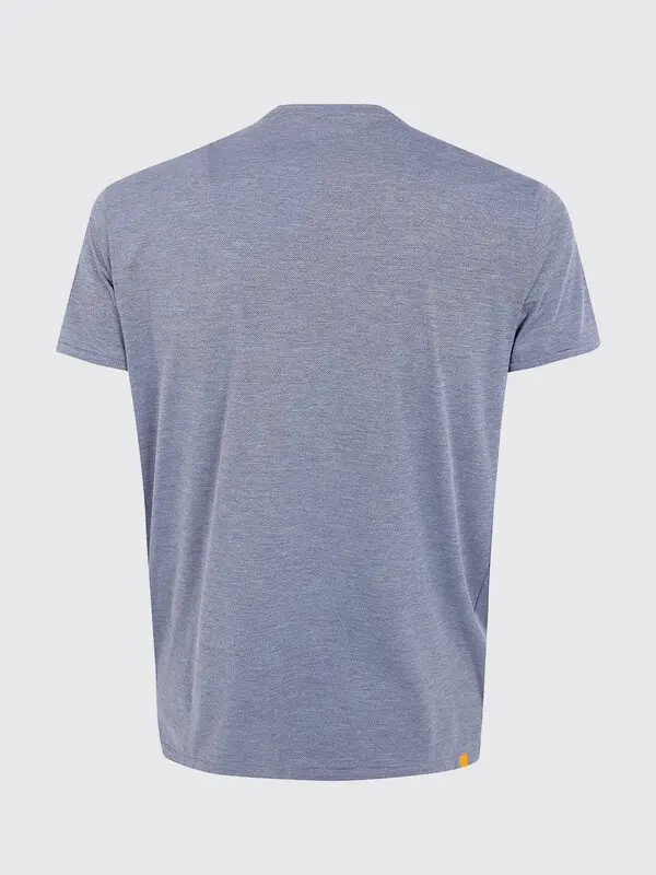 RRD Short-sleeved Crewneck T-shirt In Technical Fabric With Contrast Logo - Grey