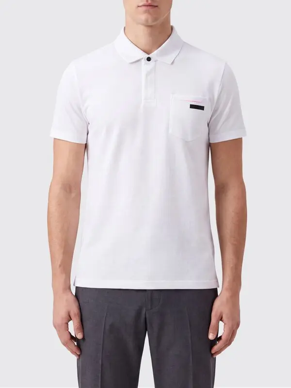 RRD Long-sleeved Stretch-cotton Polo Shirt With Classic Collar - White
