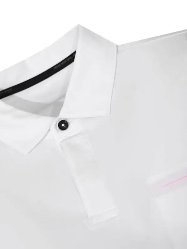 RRD Long-sleeved Stretch-cotton Polo Shirt With Classic Collar - White