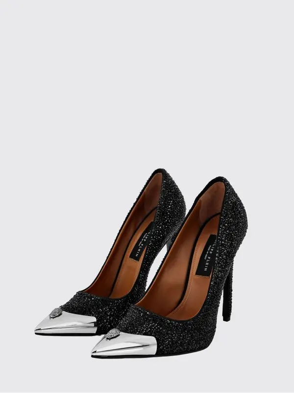 Philipp Plein Embellished Stiletto Pumps - Black