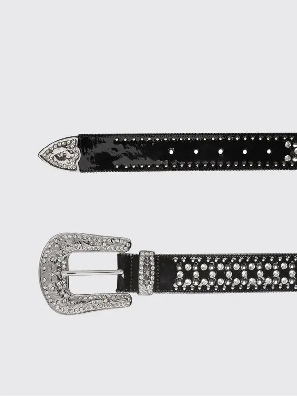 Philipp Plein Embellished Leather Belt