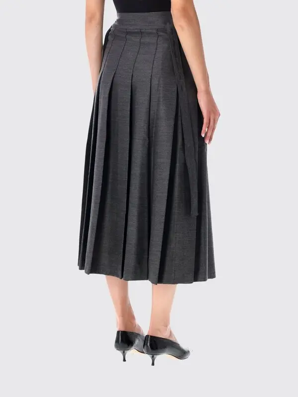 RÓHE Pleated Midi Skirt