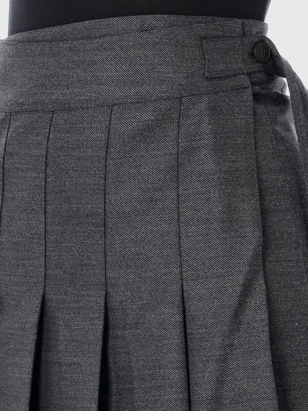RÓHE Pleated Midi Skirt