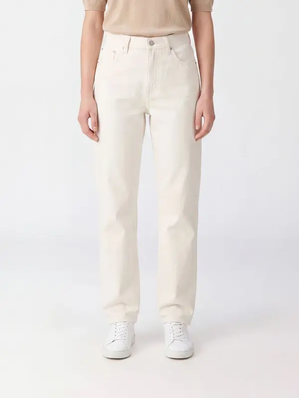 LEVI'S Mid-rise Straight Tapered Jeans In Stretch Denim - White