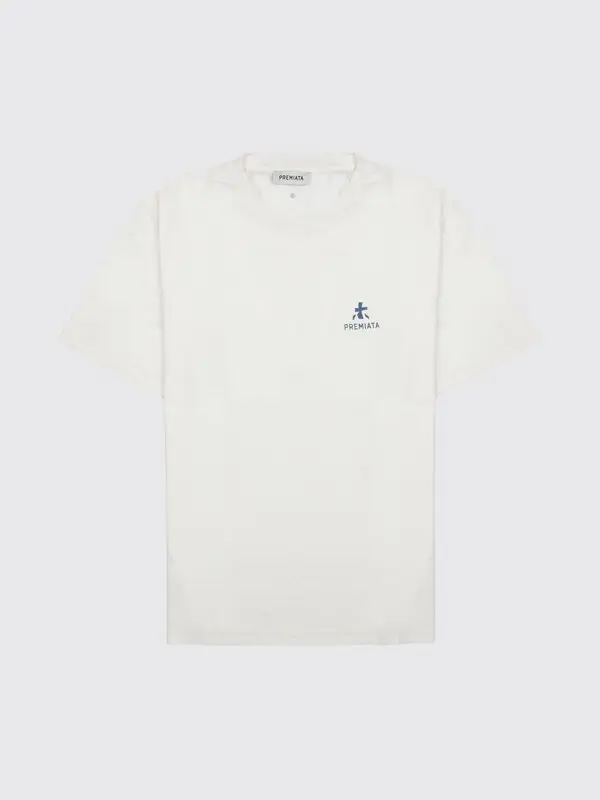 Premiata Cotton Crewneck T-shirt With Embroidered Logo
