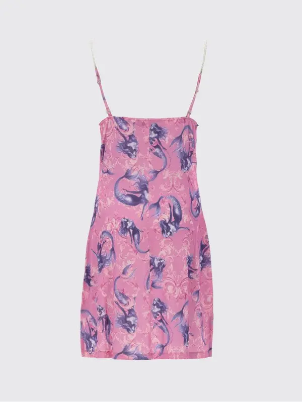 Versace Graphic Print Mini Sheath Dress