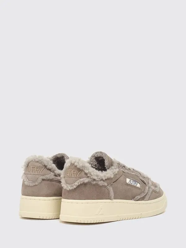 AUTRY Medalist Low Top Suede Sneakers - Dove Grey