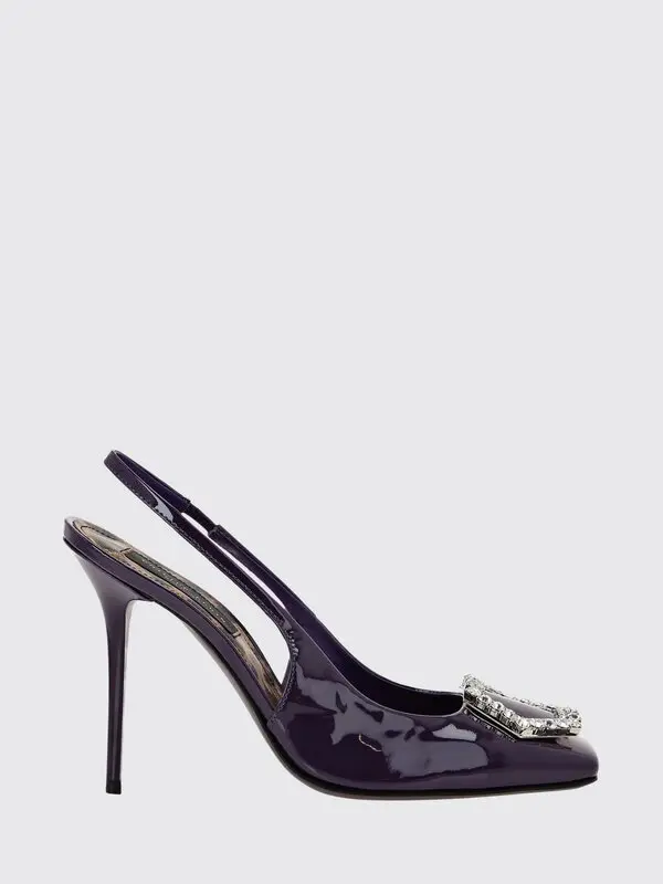 Philipp Plein Embellished Slingback Pumps - Salmon