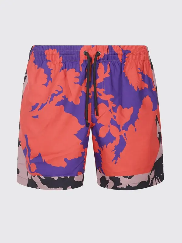 Dries Van Noten Abstract-print Polyamide Swim Shorts