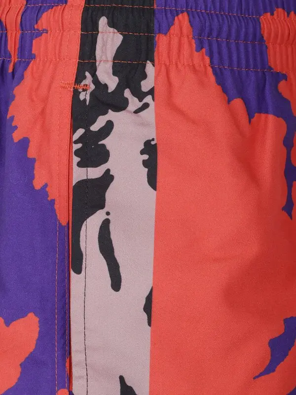 Dries Van Noten Abstract-print Polyamide Swim Shorts
