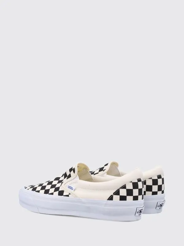 VANS Lx Classic Slip-on 98 Check Cotton Canvas Sneakers - Black