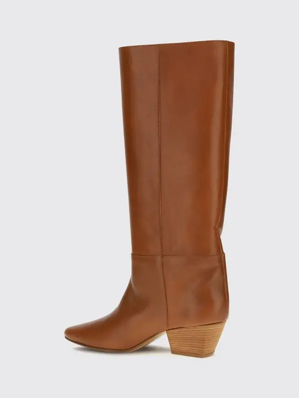 FORTE_FORTE Smooth Calf Knee-high Boots - Leather