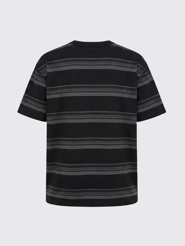 Comme Des Garçons Cotton T-shirt With Patch Pocket - Striped