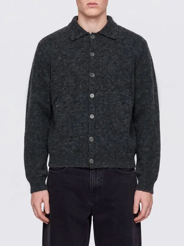Our Legacy Wool And Alpaca Blend Cardigan - Grey