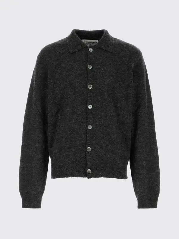 Our Legacy Wool And Alpaca Blend Cardigan - Grey