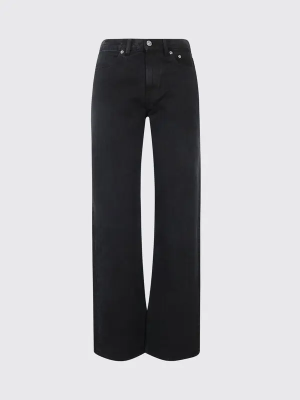 Our Legacy Wata-cut High-waisted Wide-leg Jeans - Black