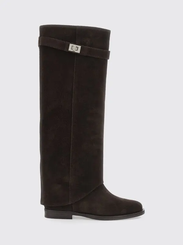 VIA ROMA 15 Flat Ankle Boot - Dark