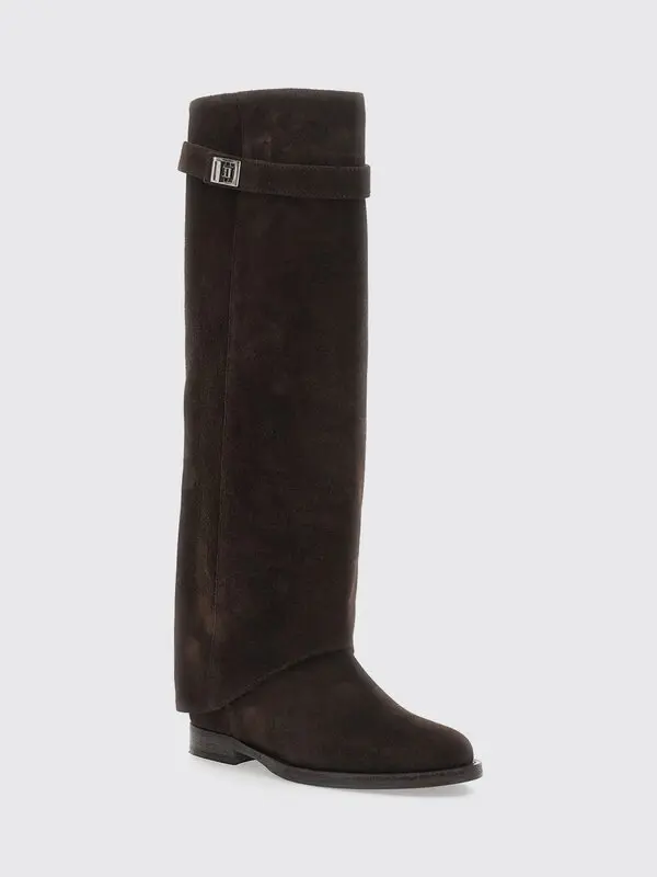 VIA ROMA 15 Flat Ankle Boot - Dark
