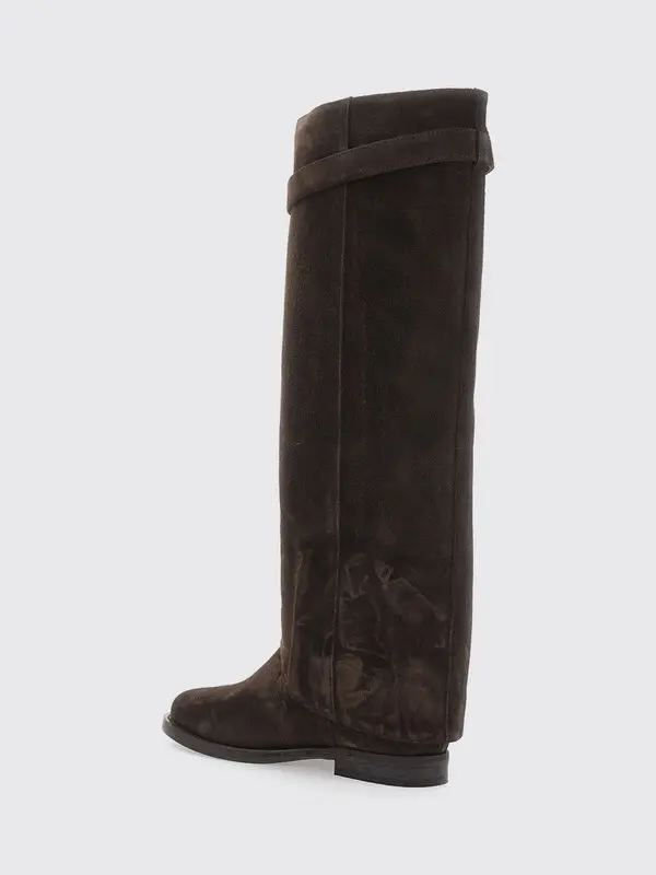VIA ROMA 15 Flat Ankle Boot - Dark