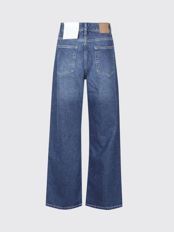 JEANERICA Belem High-waisted Wide-leg Jeans In Recycled Cotton - Denim