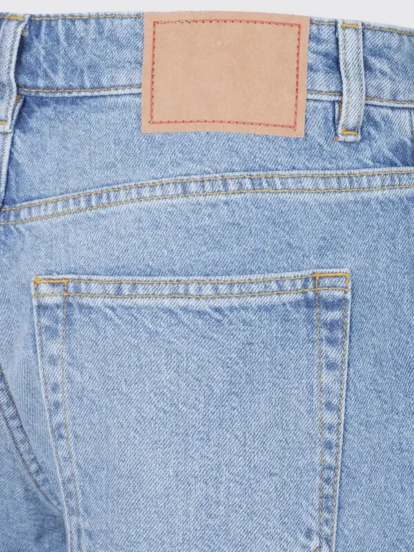 JEANERICA Belem High-waisted Wide-leg Jeans In Recycled Cotton - Sky Blue