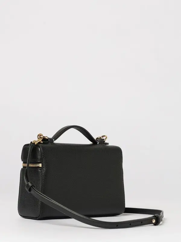 Tory Burch Romy Mini Handbag In Pebbled Leather With Removable Handle