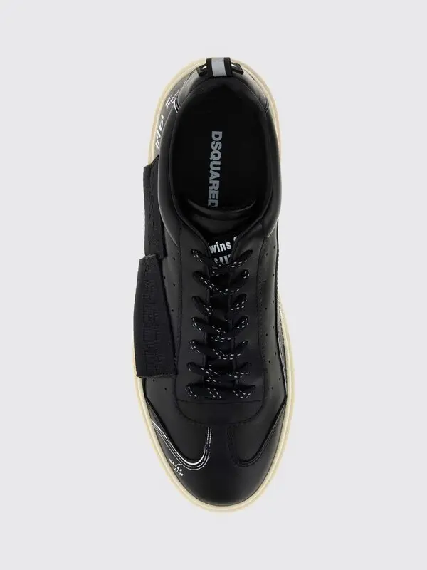 Dsquared2 Leather Lace-up Sneakers