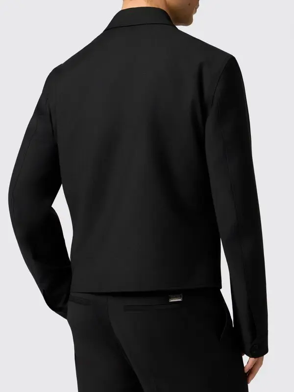 Philipp Plein Wool Short Coat