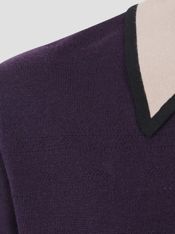 Dries Van Noten Polo Shirt - Red Purple