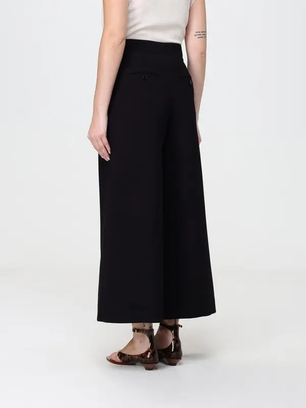 Chloé Sleeveless V-neck Silk Evening Top With Lace Inserts