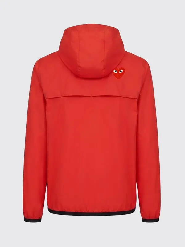 COMME DES GARCONS PLAY X K-WAY Comme Des Garçons Play X K-way Zip-up Hooded Jacket