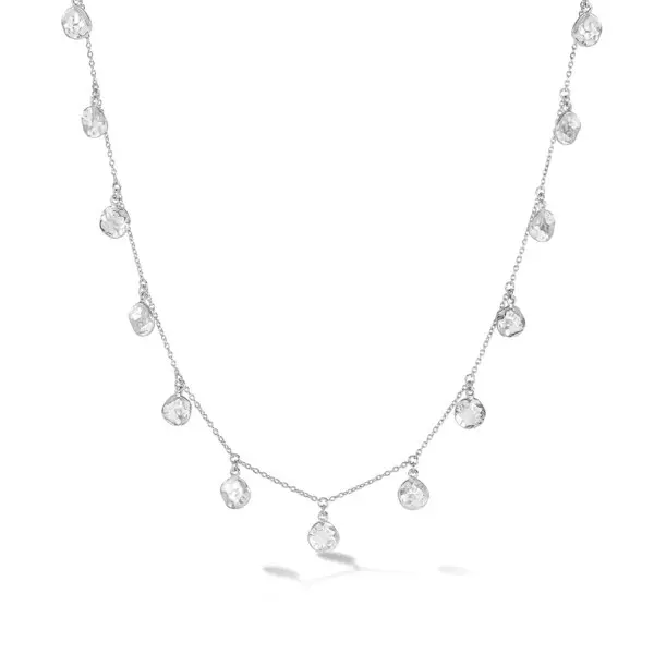 DOWER & HALL Nomad Disc Choker Necklace - Silver